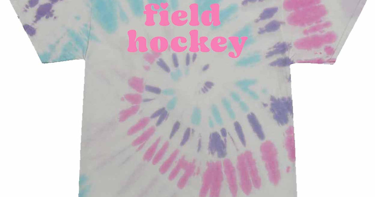 Field Hockey Tie‑Dye Tee – Soft Cotton Sport Shirt