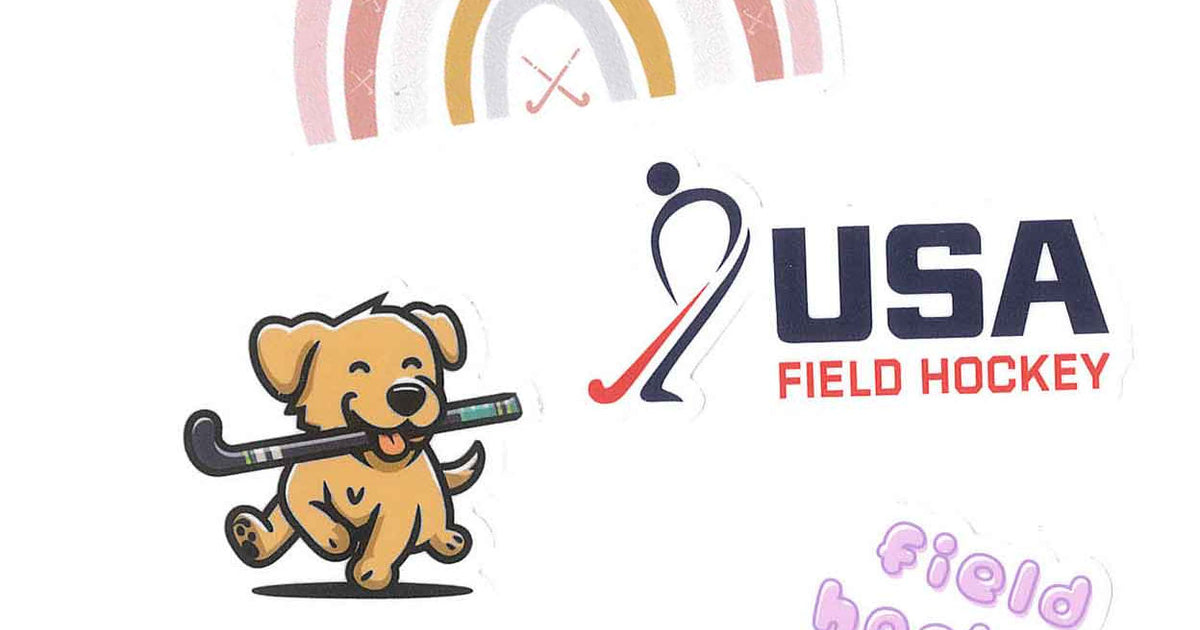 Field Hockey Sticker Pack – Customize Your Gear – Longstreth Sporting Goods